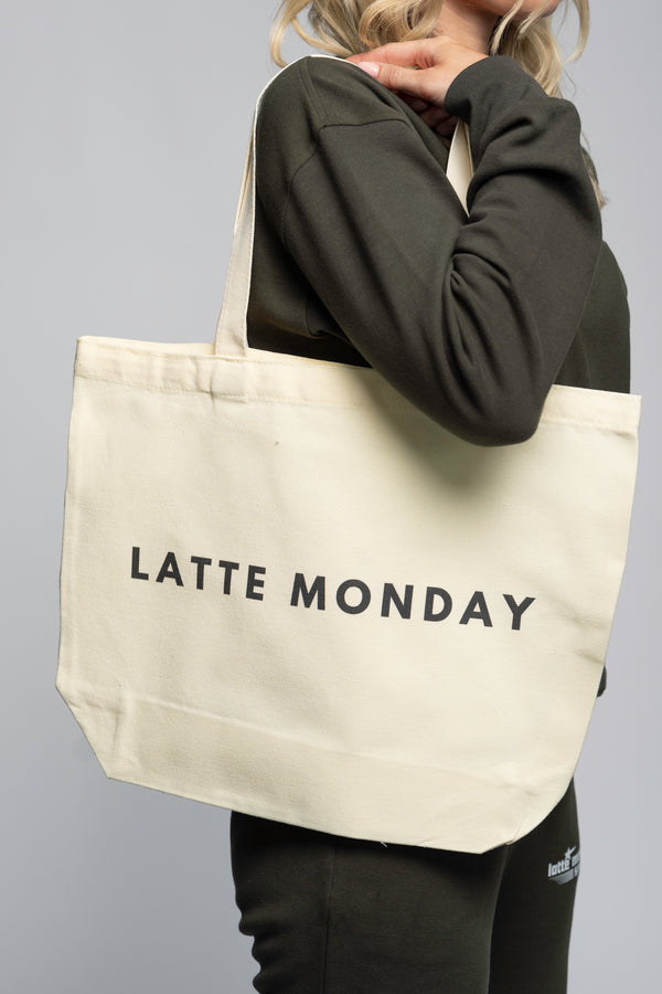Essential Tote Bag – Latte Monday